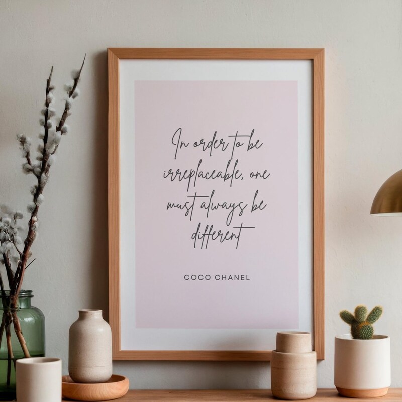 Coco Chanel Quotes - Etsy UK