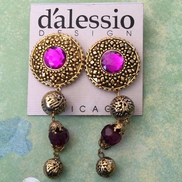 Vintage Mogul Earrings - Etsy