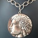 Swank Vintage Signed Long Large Coin Pendant Necklace 1960's 1970's ...
