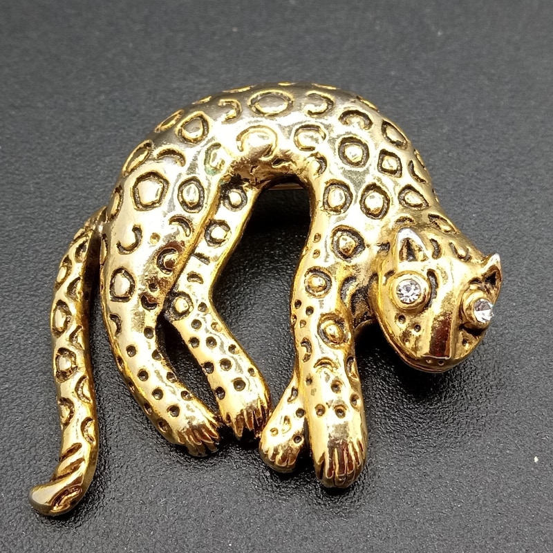 Leopard Brooch Pin - Etsy