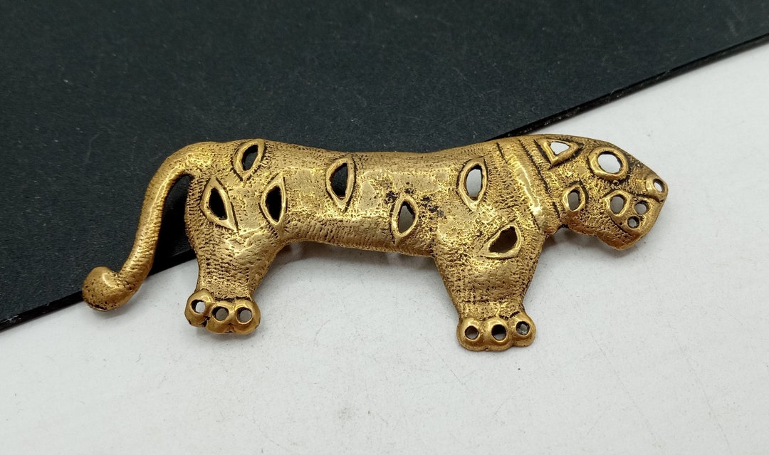 Vintage Lion Tiger Brooch Pin 1970's Jewelry - Etsy