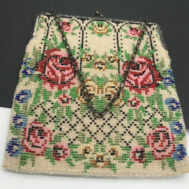 Antique Beaded Purse - Etsy