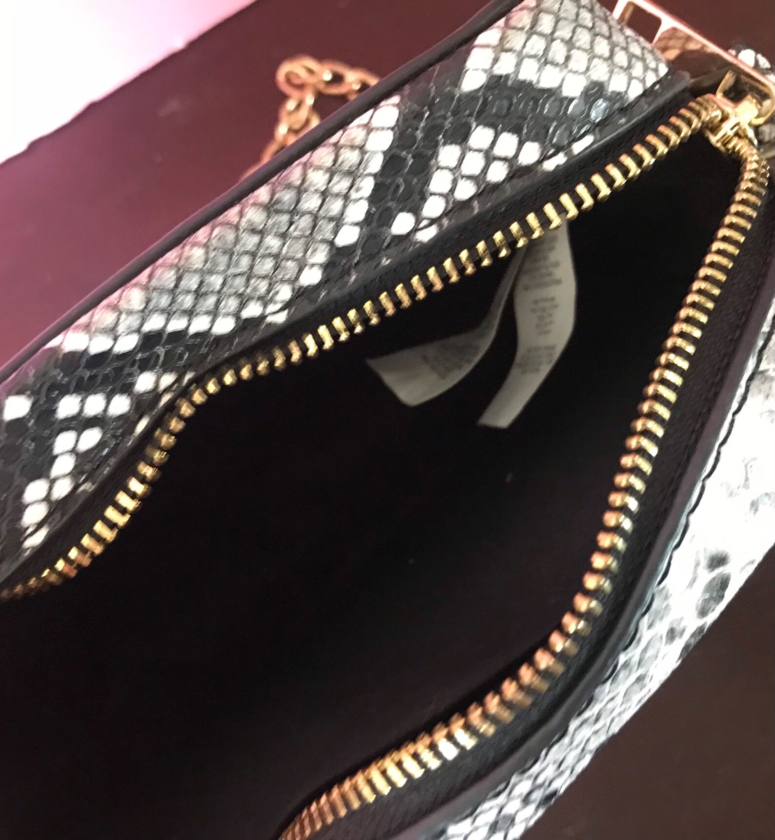 Cute Vintage Clutch Purse Animal Snake Skin Print Shiny - Etsy