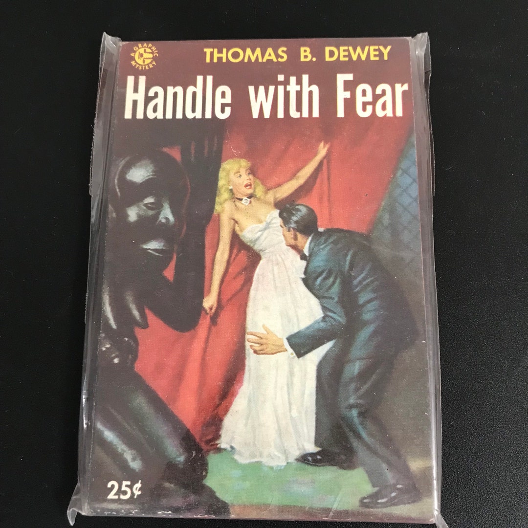 Handle With Fear Romance Pulp Fiction Novel by Thomas Be Dewey First ...