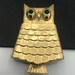 Vintage Avon Owl Brooch Pin Jewelry Perfume Compact - Etsy