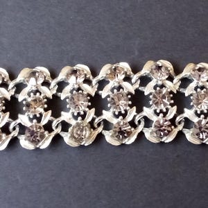 Vintage Rhinestone Bracelet 1950's 1960's Jewelry - Etsy