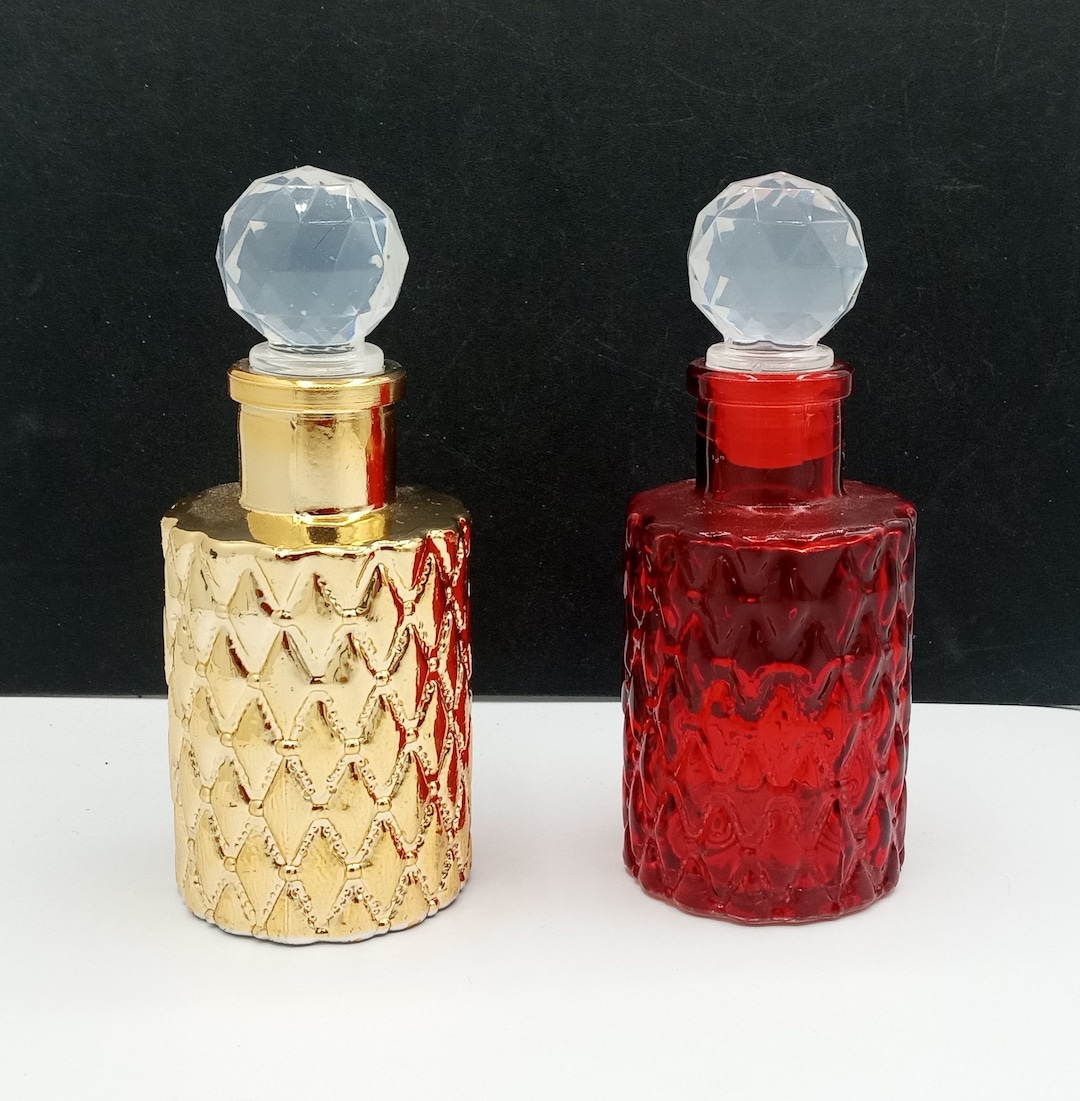 Vintage Set of 2 Perfume Bottles 1980's - Etsy