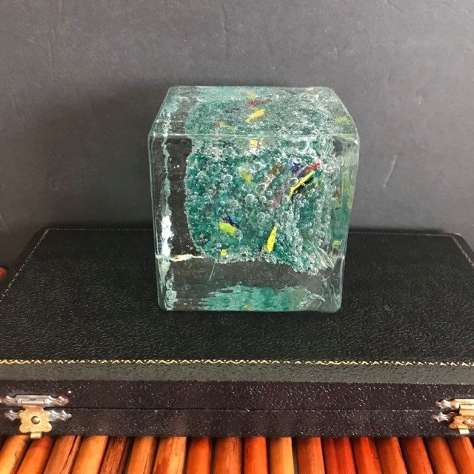 Vintage Paperweight - 1970's Collectible - Man Cave Office Library Home ...