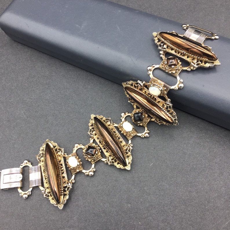 Beautiful Brown Juliana Style Chunky Victorian Revival 1940s - Etsy