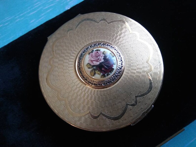 Vintage Compact by Stratton London England Mid Century Modern - Etsy