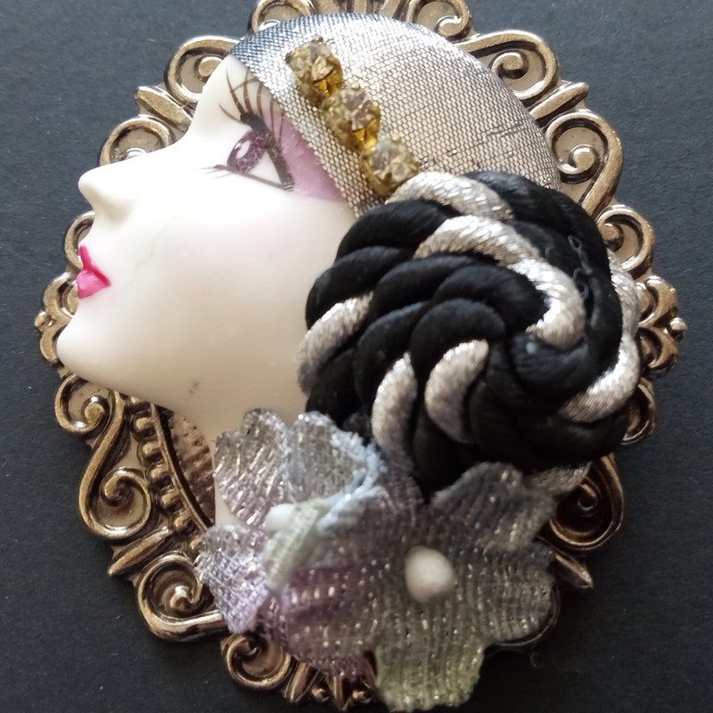 Face Brooch - Etsy