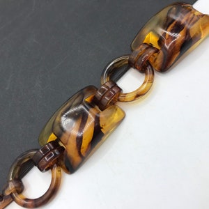 Bakelite 1930s 1940s Bracelet High End Brown Tortoiseshell - Etsy