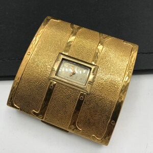 Vintage Compact Watch Case, Mid Century 1940's 1950's Art Deco Vanity ...