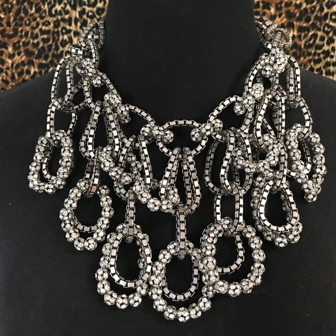 Lee Angel Necklace, Designer Signed Jewelry, Statement Runway Couture ...