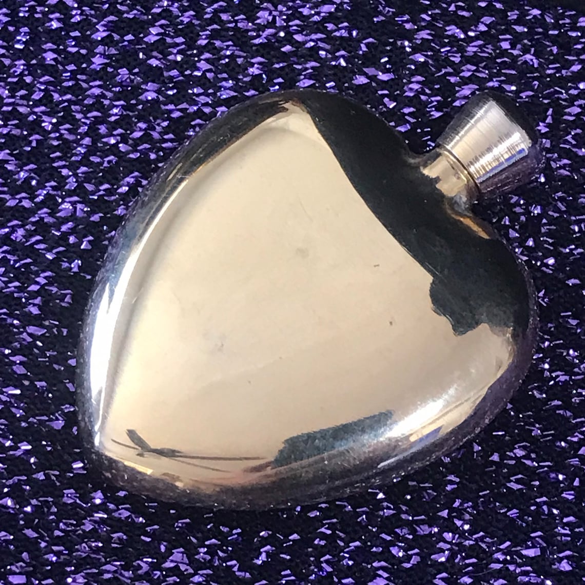 Heart Shaped Perfume Bottle Mid Century 1950s 1960s Gold Tone - Etsy