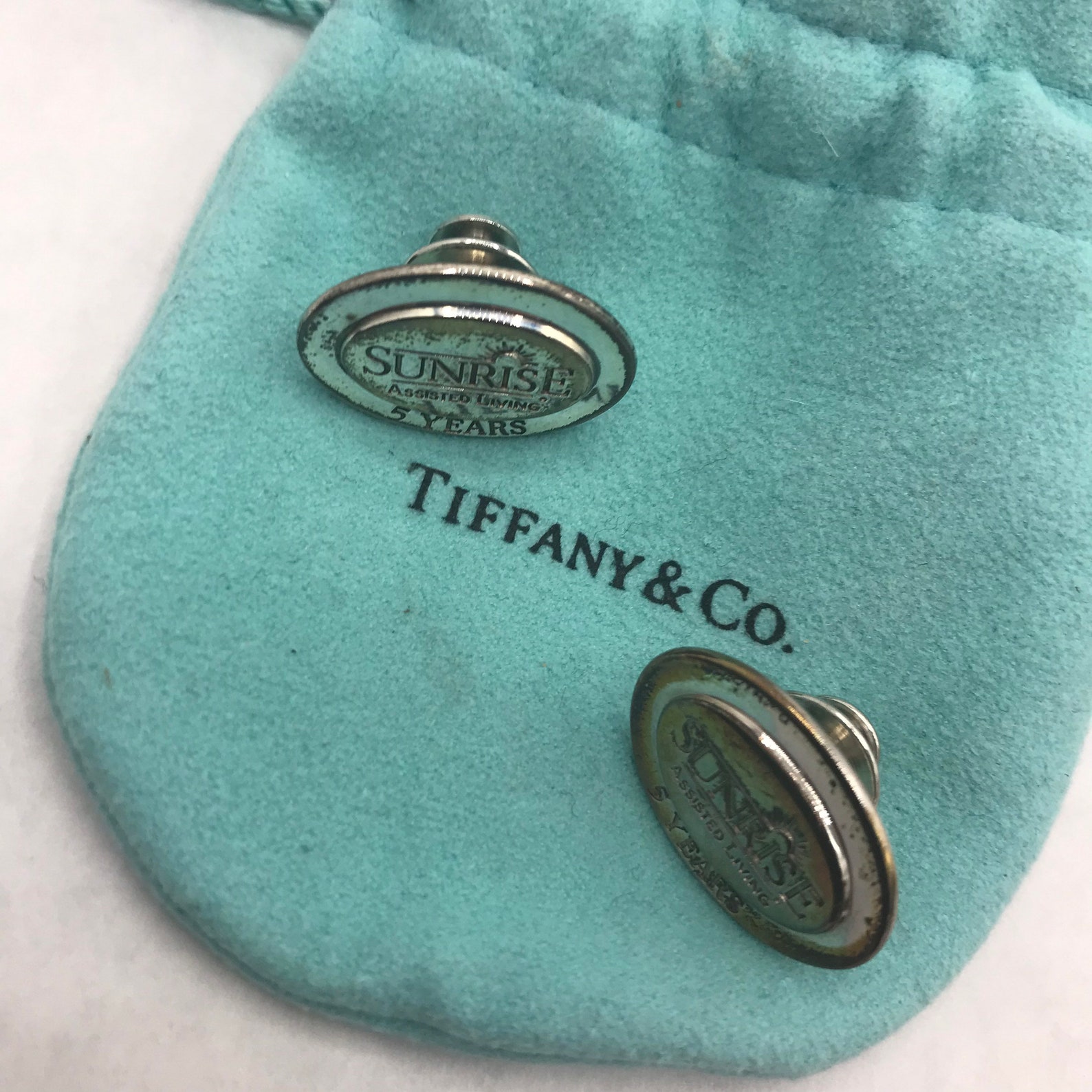 Tiffany & Company Sterling Silver 925 Set of 2 Pins Gift - Etsy
