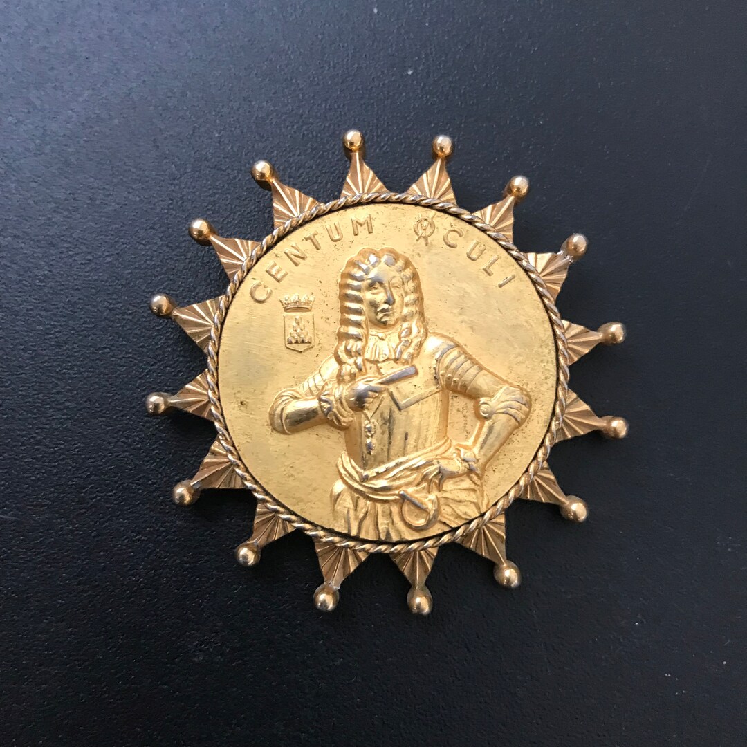 Rare Vintage Nettie Rosenstein Coin Brooch, Designer Collectors Jewelry ...