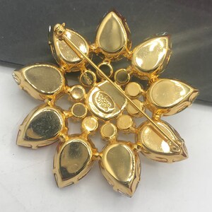 Joan Rivers Vintage Flower Floral Rhinestone Brooch, Statement Runway ...