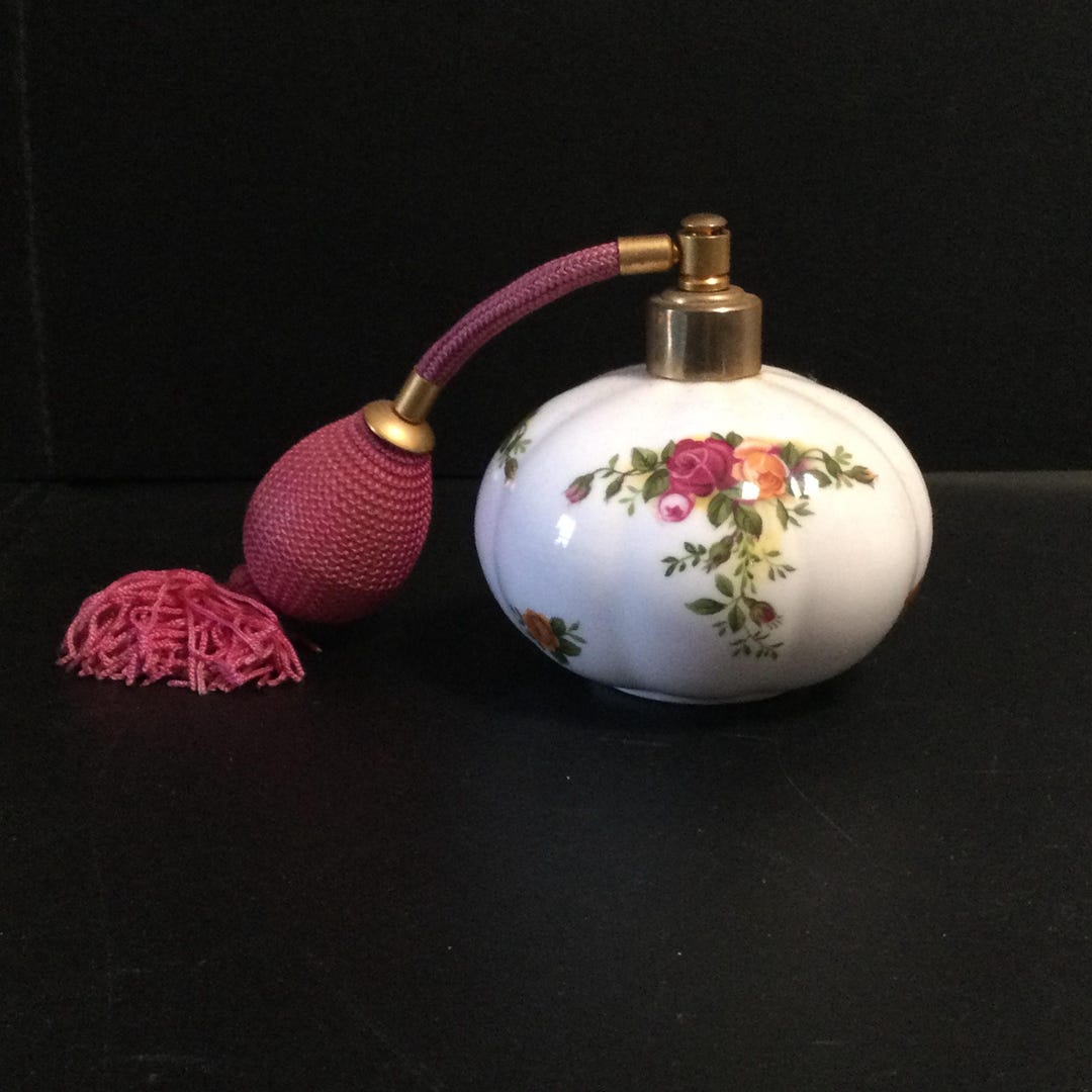 1960s Vintage Perfume Bottle, Old Country Roses 38 Royal Albert Bone ...