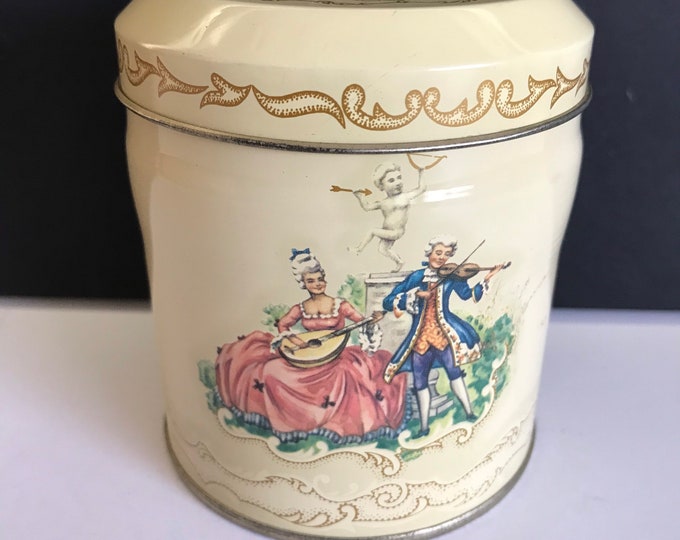 Victorian Lovers Old Tin Made in England Designed by DAHER Long Island ...