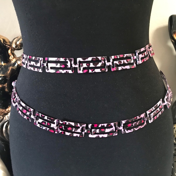Leopard Print Belt - Etsy