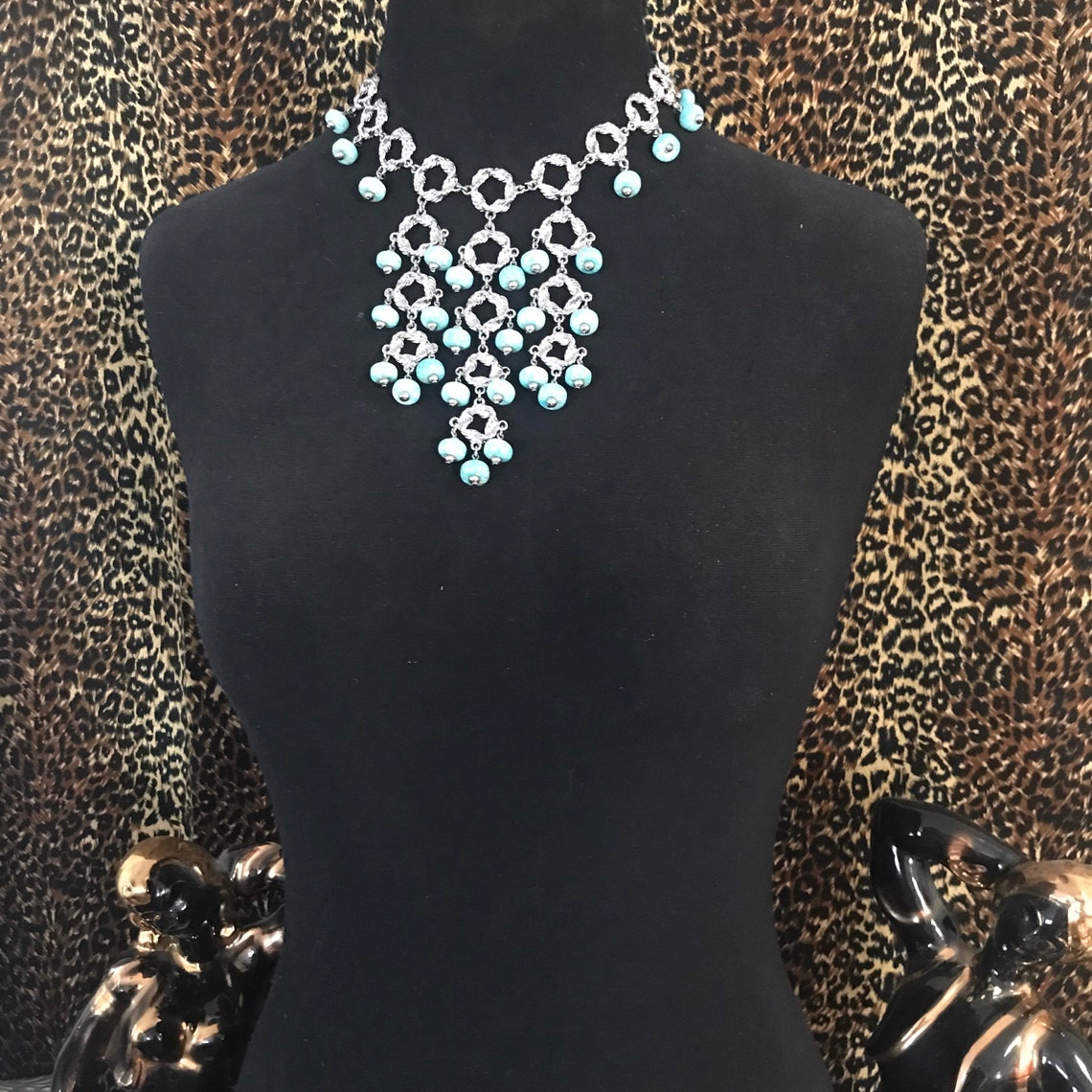 Playful Fun Statement Necklace Long Runway Fringe Tassel - Etsy