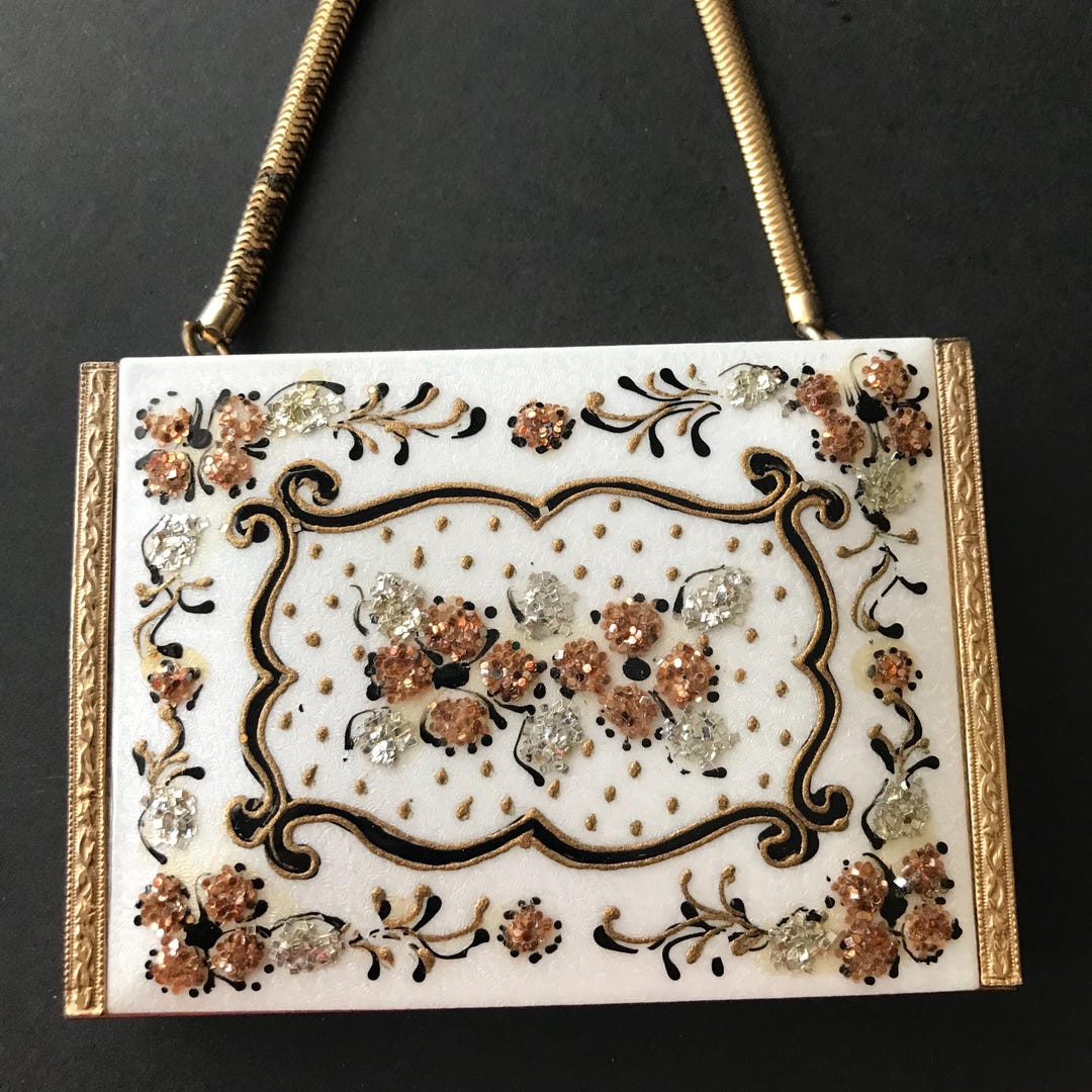 Compact Purse, Carry-all Clutch Purse, Cigarette Case, Lipstick Case ...