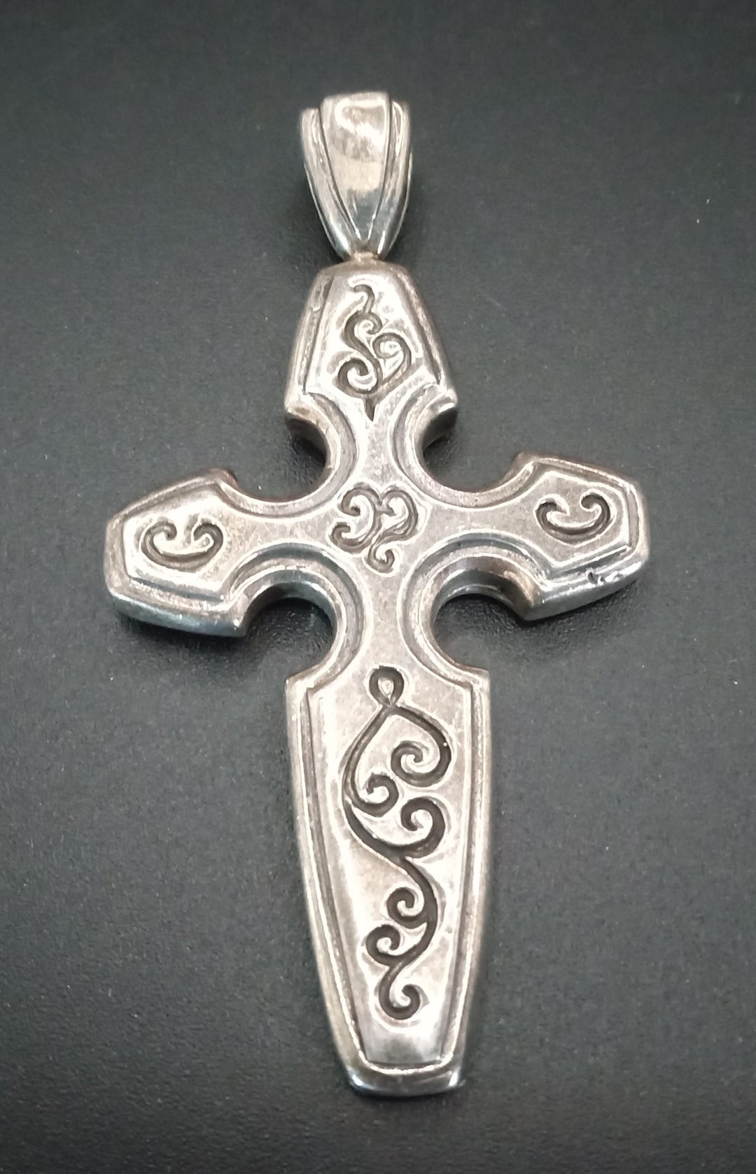 Barse 2000 Vintage Signed 925 Sterling Silver Cross Pendant - Etsy