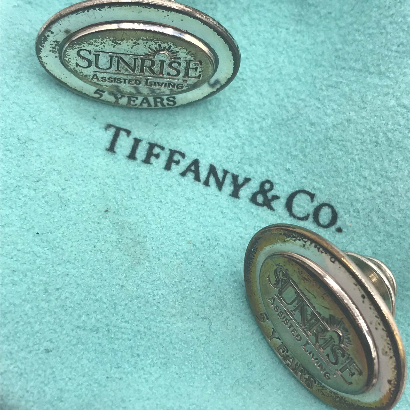 Tiffany & Company Sterling Silver 925 Set of 2 Pins Gift - Etsy