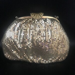 Metal Mesh Handbag - 1960's Collectible Designer Purse - High End ...