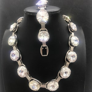 Rare Vintage Juliana Necklace Bracelet Jewelry Set, High End 5 Link ...