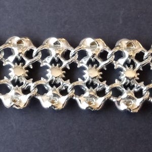 Vintage Rhinestone Bracelet 1950's 1960's Jewelry - Etsy