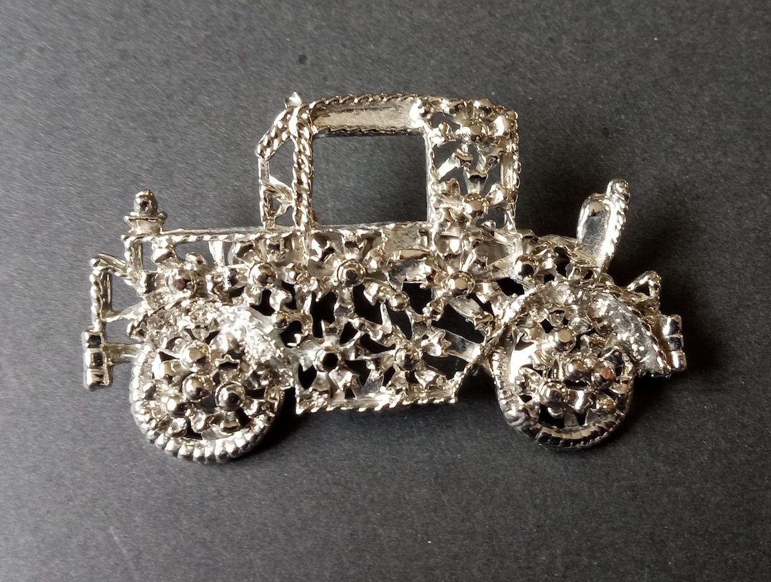 Vintage Car Brooch Pin, Automobile Collectible Jewelry - Etsy