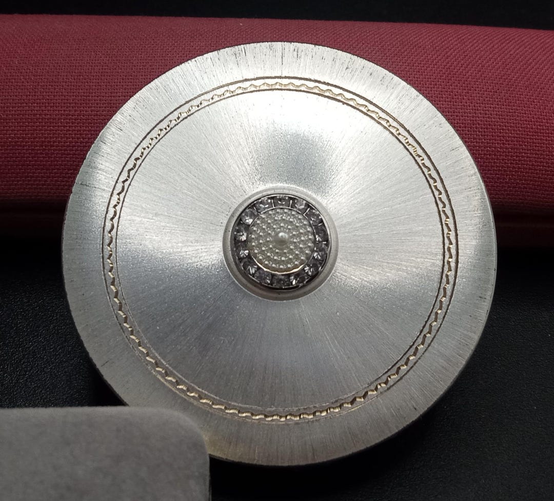 Revlon Love Pat Rachel Signed Vintage Rhinestone Powder Compact Mirror ...