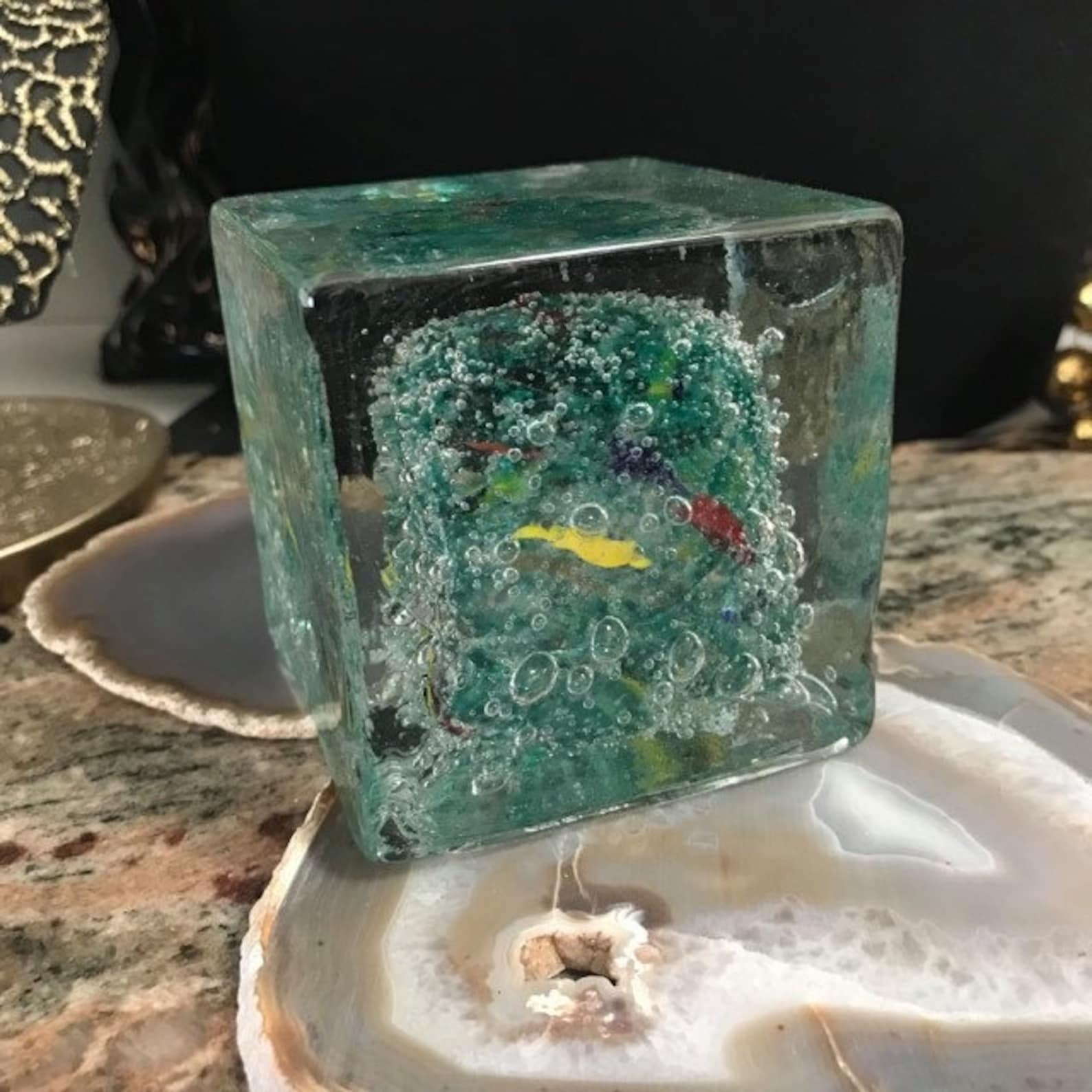 Vintage Paperweight - 1970's Collectible - Man Cave Office Library Home ...