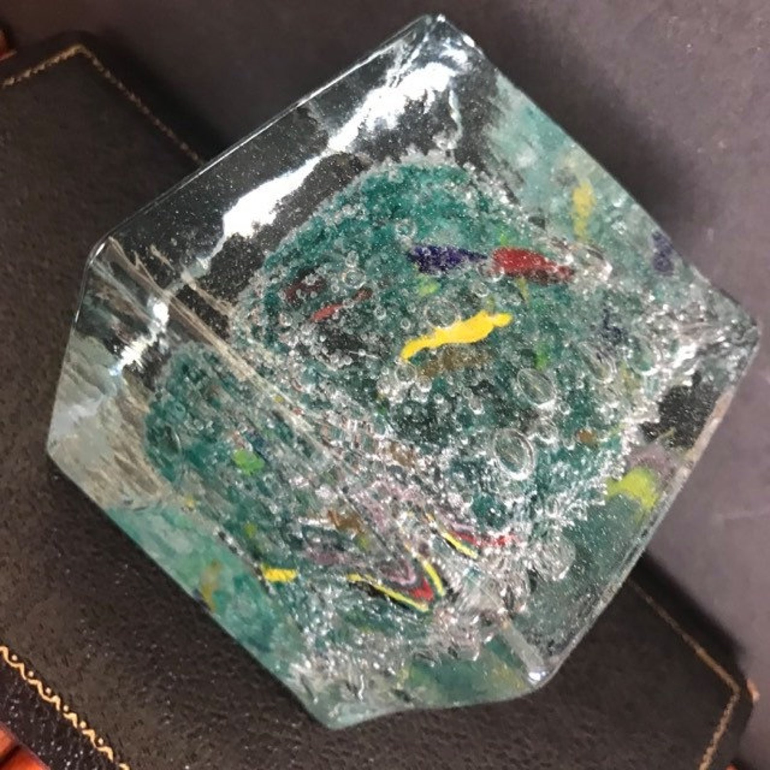 Vintage Paperweight - 1970's Collectible - Man Cave Office Library Home ...