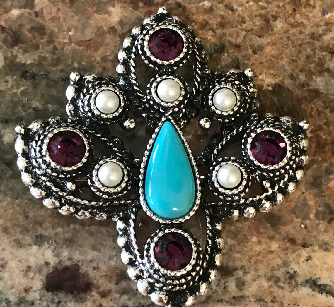 Sarah Coventry Designer Signed Vintage 1960s 1970s Fluer De - Etsy