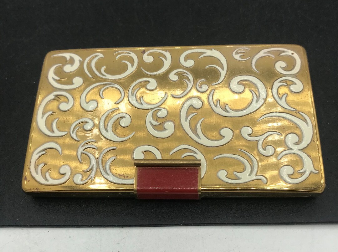 Yardley London Signed Vintage Compact Case Mid Century 1940's 1950's ...