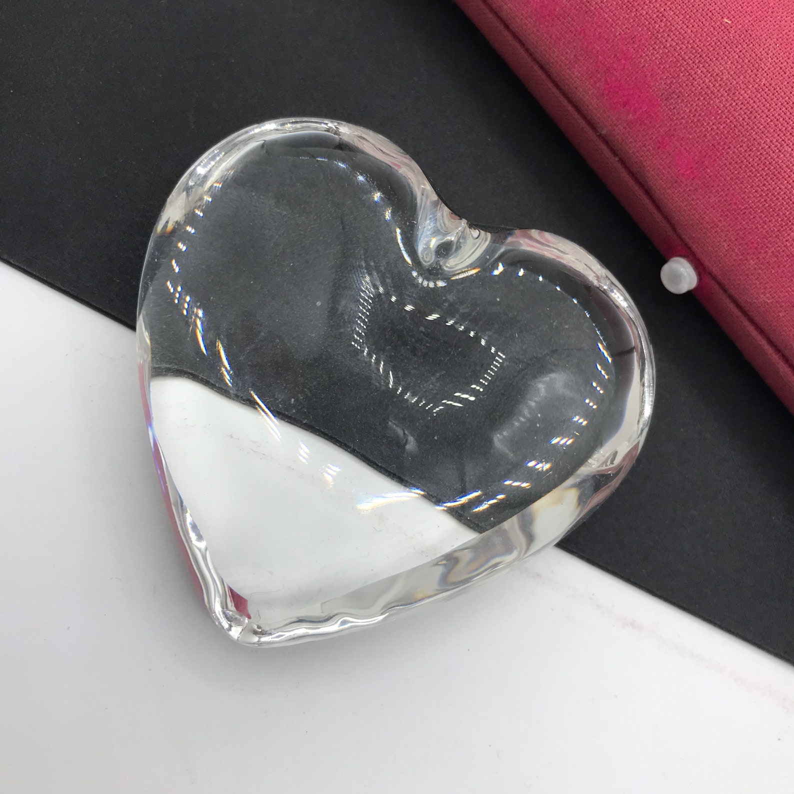 Heart Paperweight Collectible Paperweight Vintage Desk - Etsy