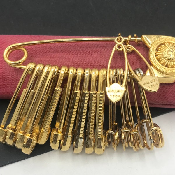 Versace Safety Pin - Etsy