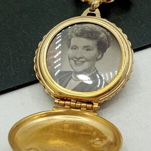 Coro Vintage Fleur De Lis Rhinestone Cherub Angel Photo Locket 1950's ...