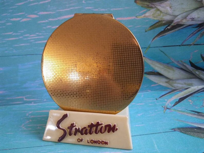 Vintage Compact by Stratton London England Mid Century Modern - Etsy