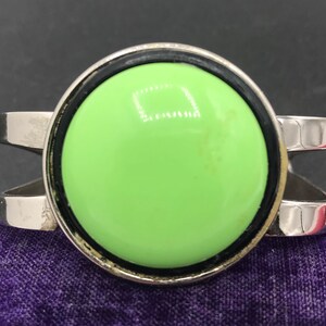 Designer Signed Celebrity Jewelry Vintage Green Cuff - Etsy