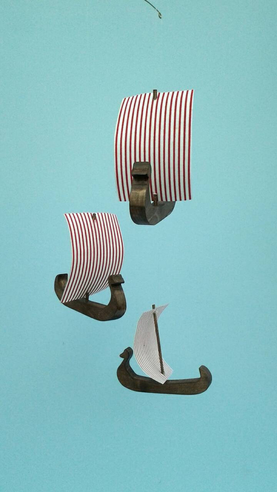 VIKING SHIP Mobile,v3,baby Mobile,kinetic,sailing Ship Mobile, Pirate ...