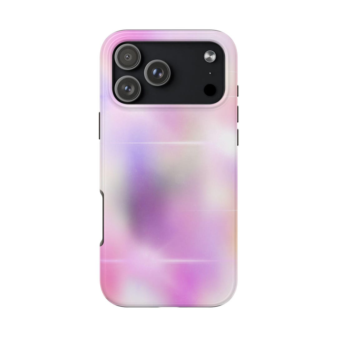 Modern Pastel Pink Purple Phone Case | Abstract Gradient Flare Design ...