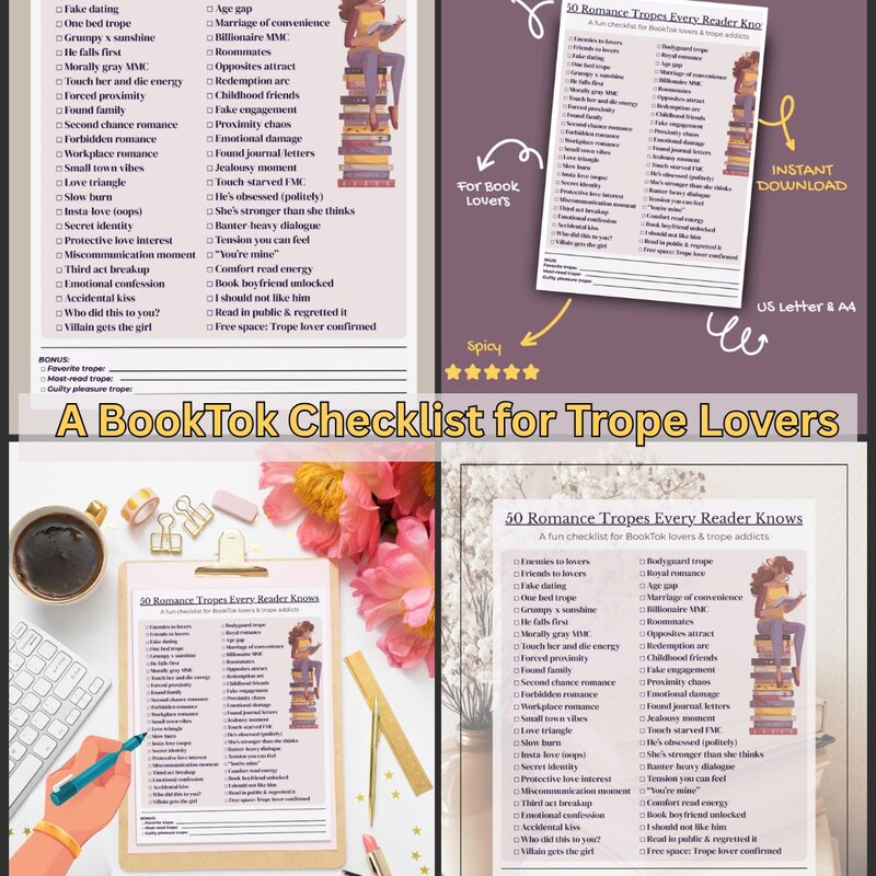 Tropes List - Etsy