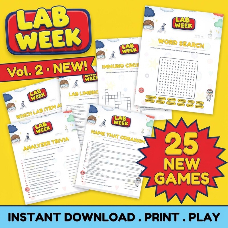 2026 Lab Week Puzzles - Etsy