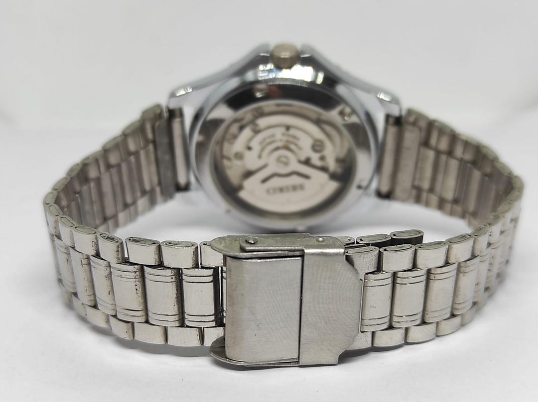 Vintage Seiko 5 Automatic Men's Watch: Day/date, Transparent Back ...