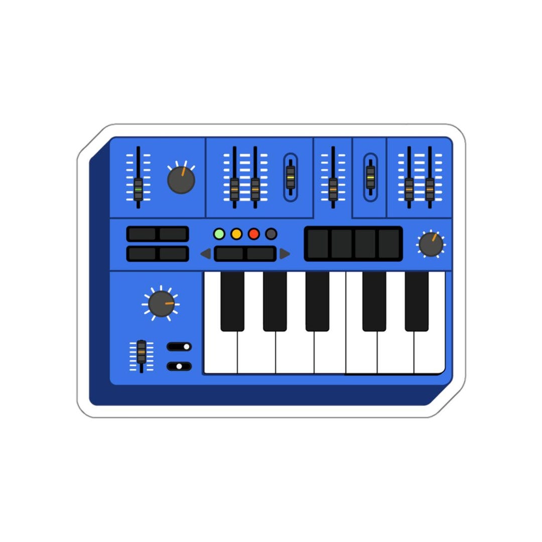 Behringer MS 1 Blue Synthesizer Sticker Die Cut Icon, Classic Analog ...