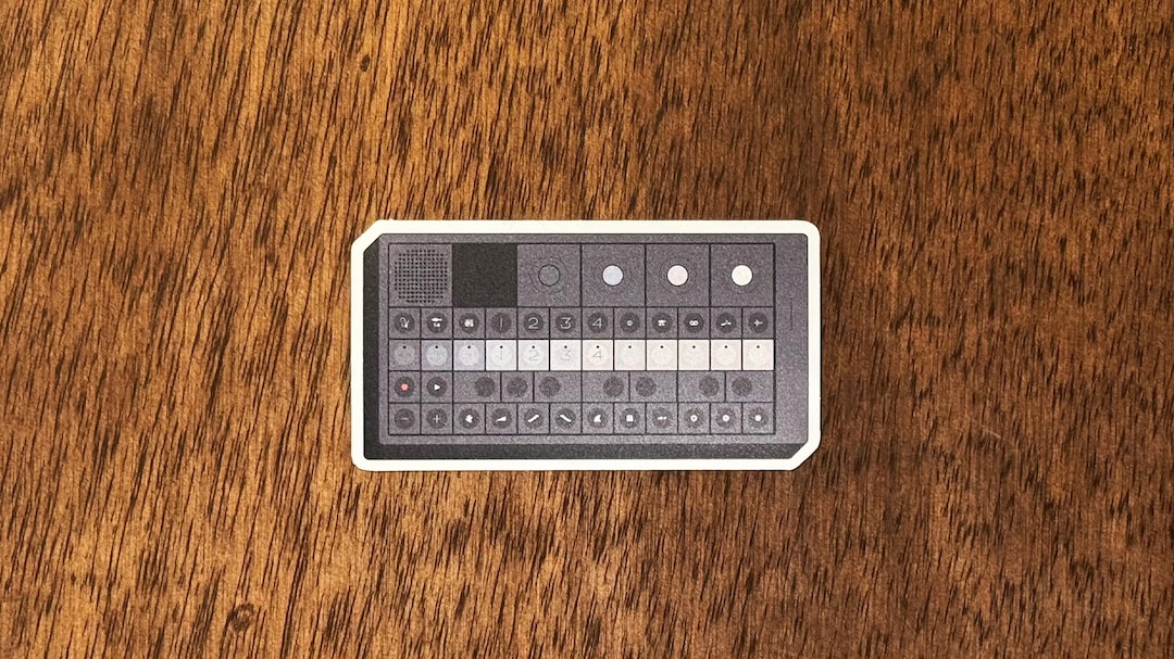 Teenage Engineering OP XY Sticker, Minimal Portable Synth Vinyl Decal ...